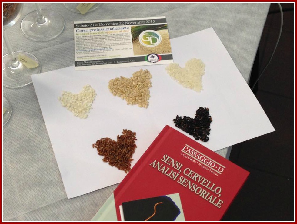 Corso di analisi sensoriale: I Sommellier del Riso - cascina artusi farm